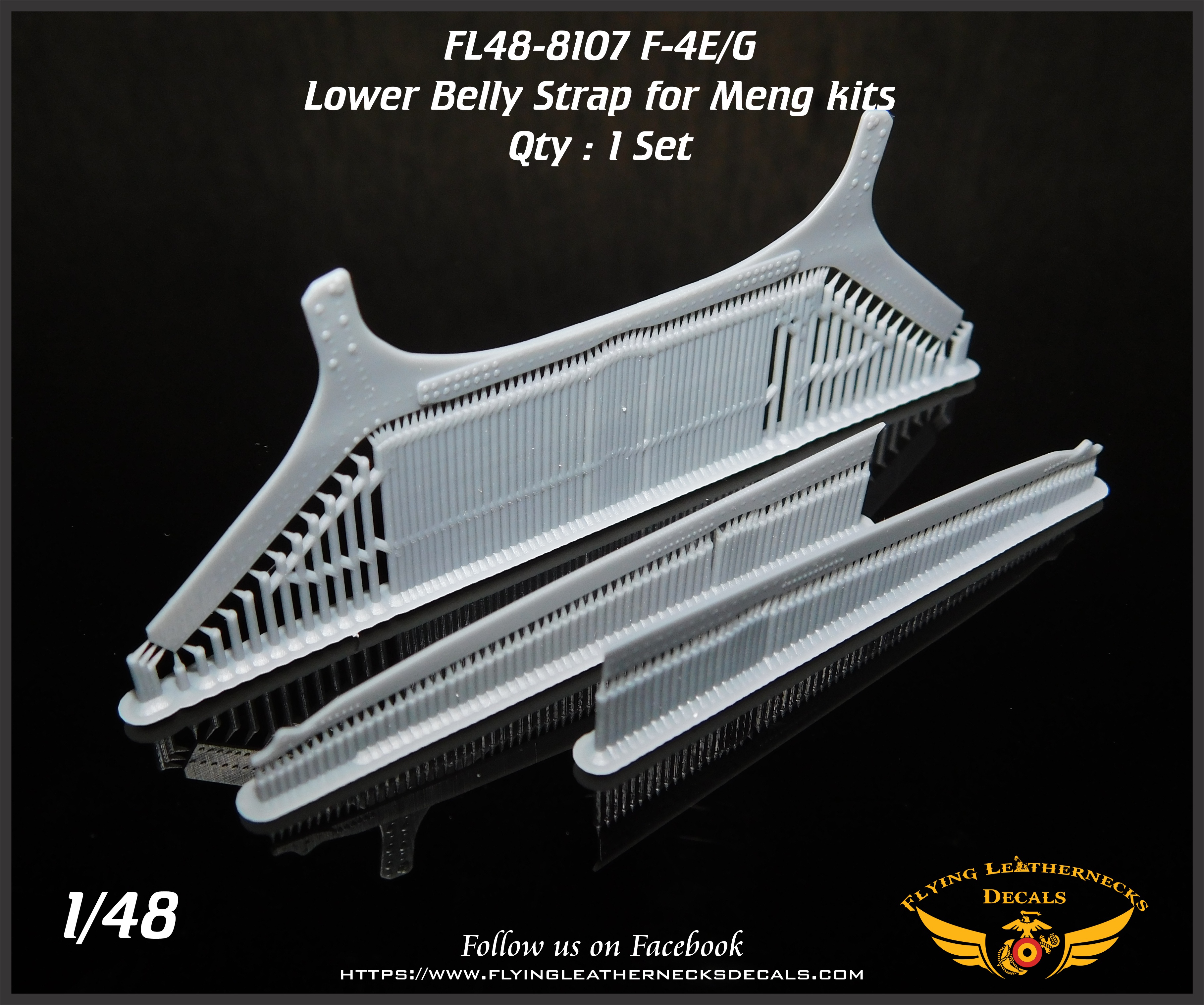 FL48-8107 F-4E/G Lower Belly Strap for Meng kits