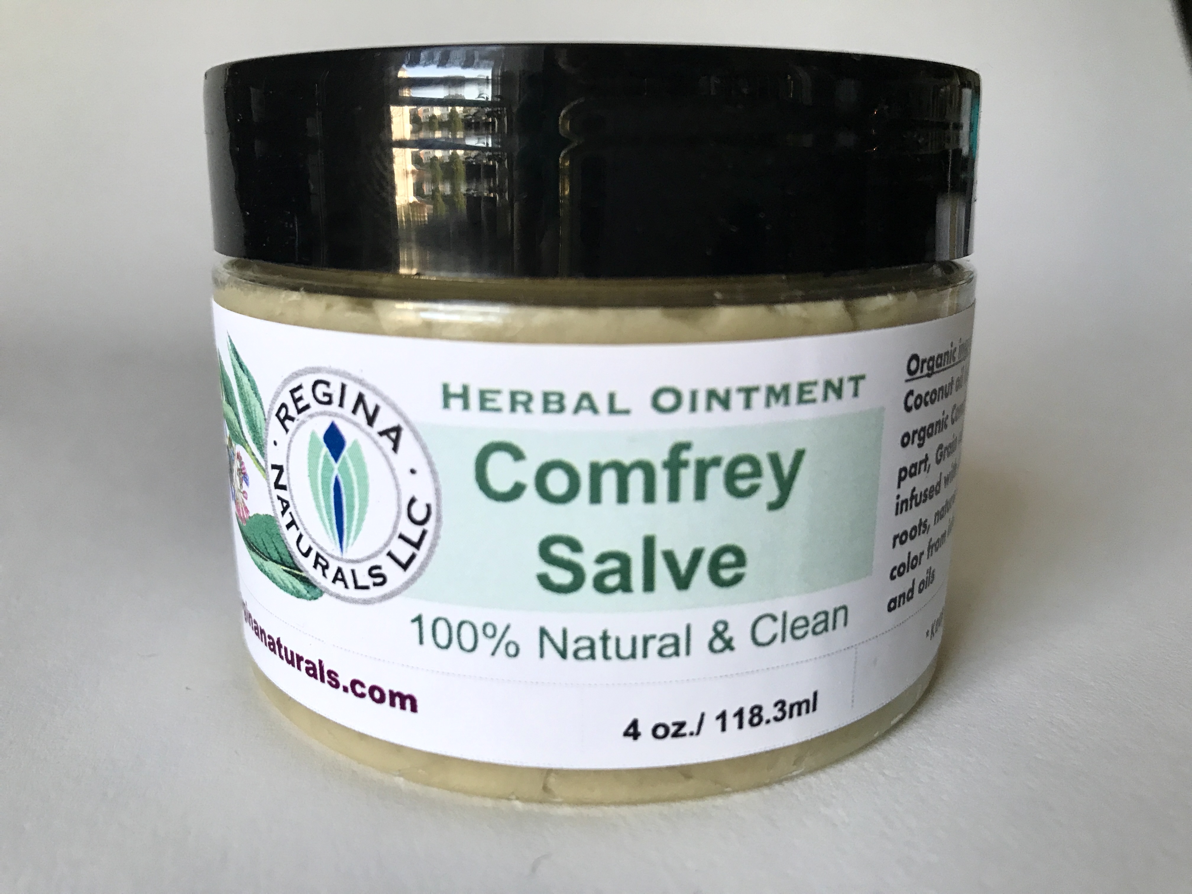 Comfrey salve, herbal, clean, natural, organic, helps with broken bones, restore tissue