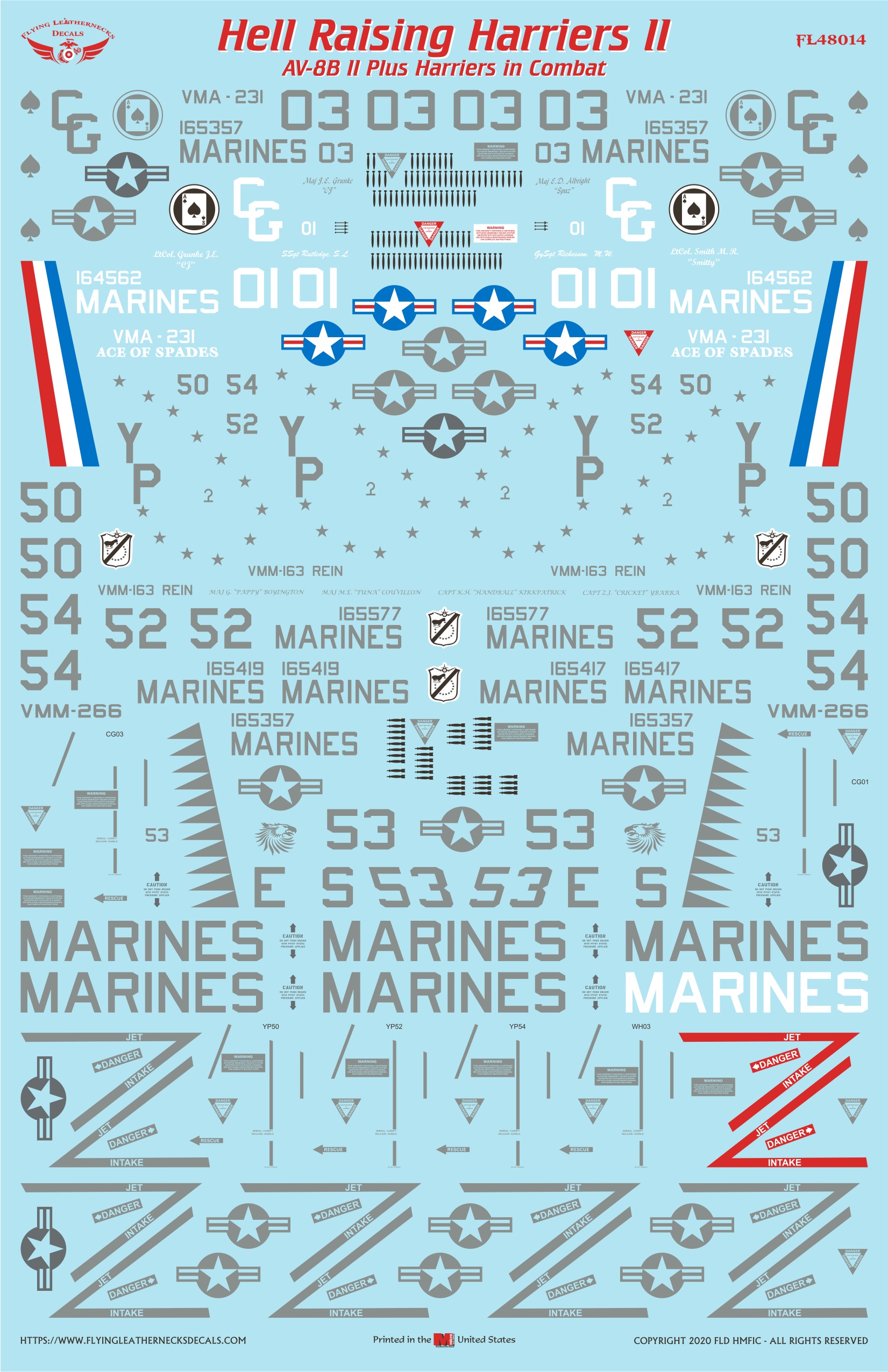 FL48014 AV-8B Harriers