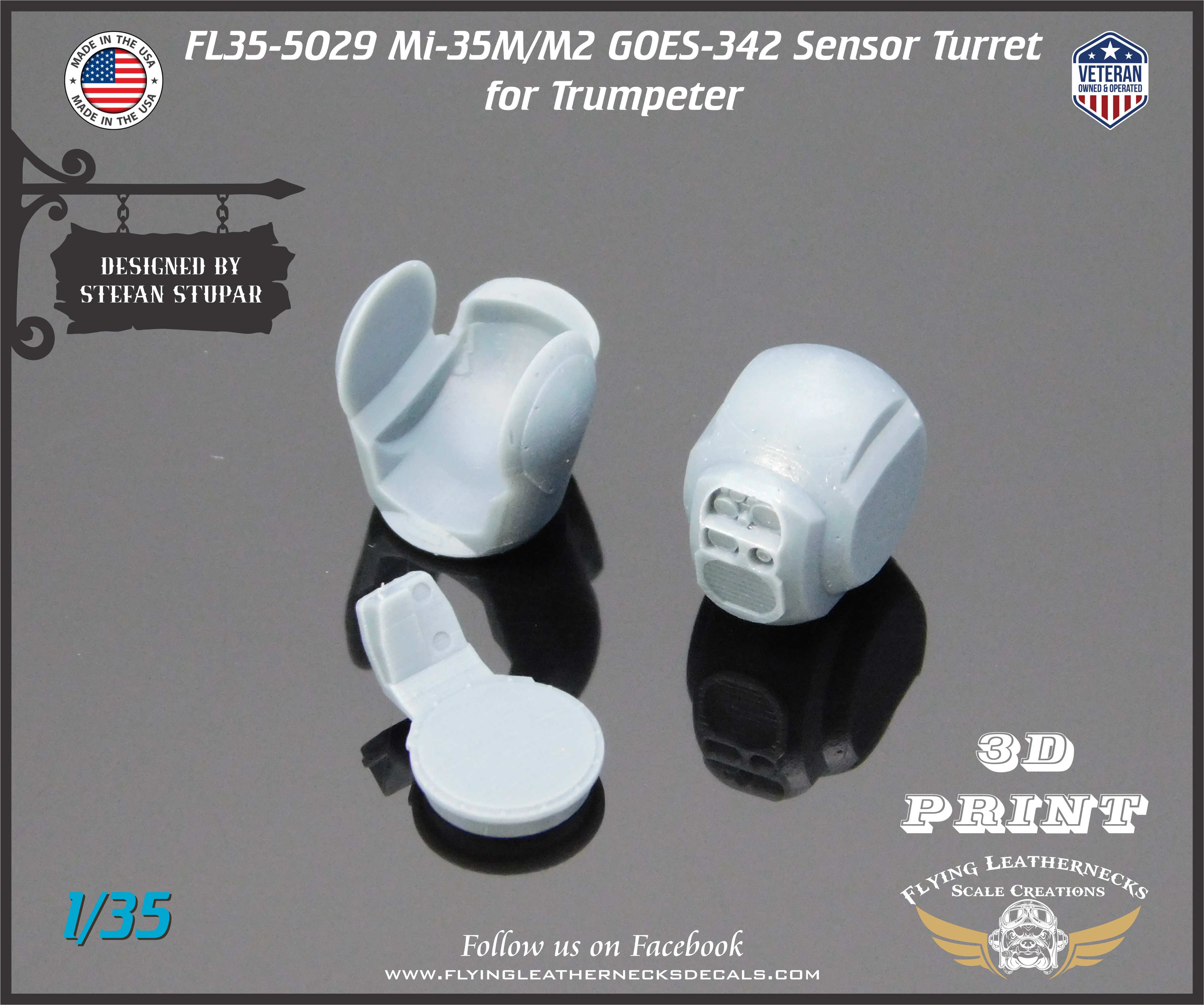 FL35-5029 Mi-35M/M2 GOES-342 Sensor Turret for Zvezda/Trumpe