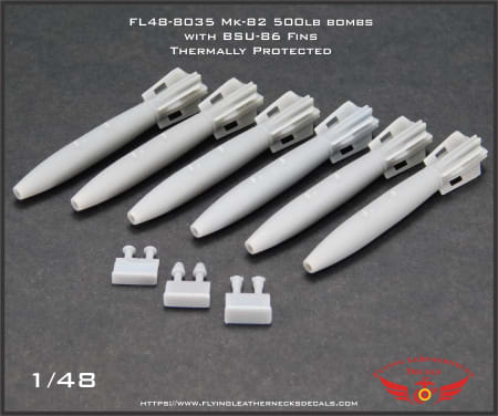 FL48-8034 Mk-82 500lb bombs with BSU-86 fins