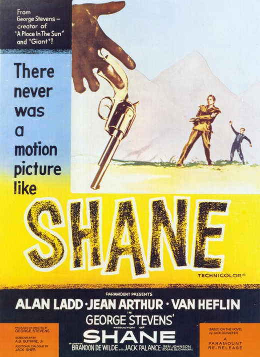Shane Movie Poster Shane Movie Poster (1953) Poster MOV_96cab381