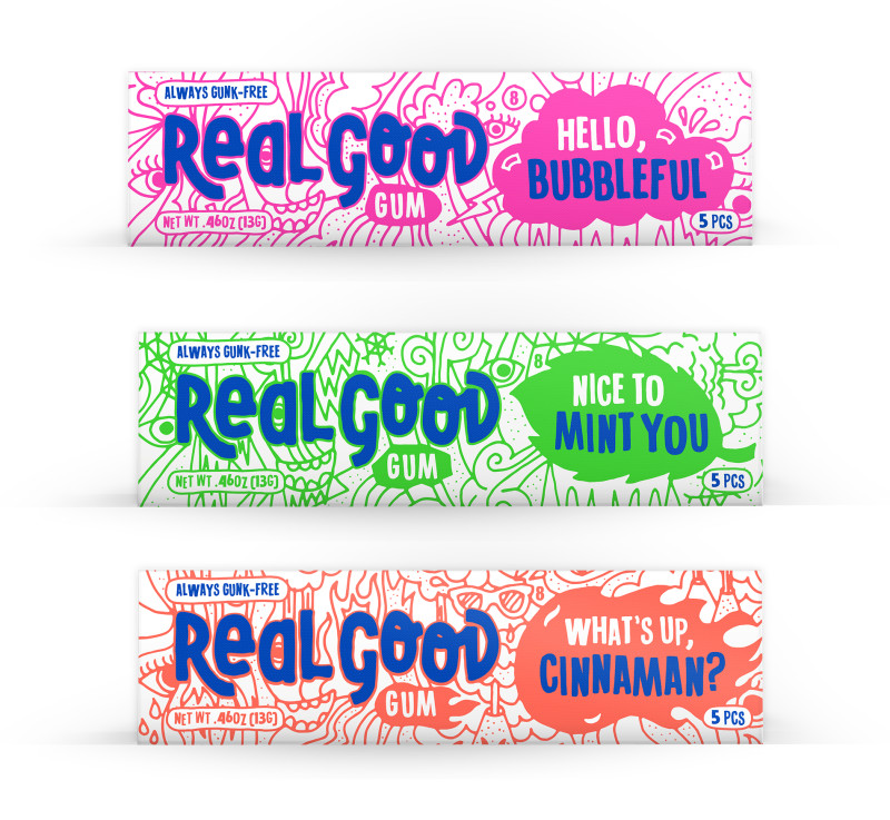 Natural Children’s Chewing Gum – Assorted Flavors