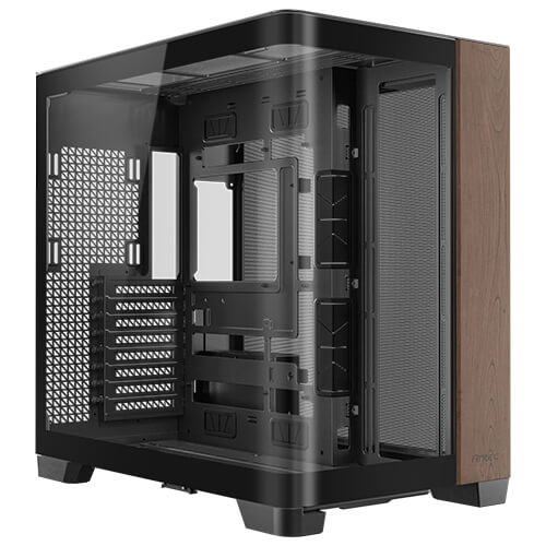 Antec C8 Curve Wood E-ATX Tempered Glass Desktop Case