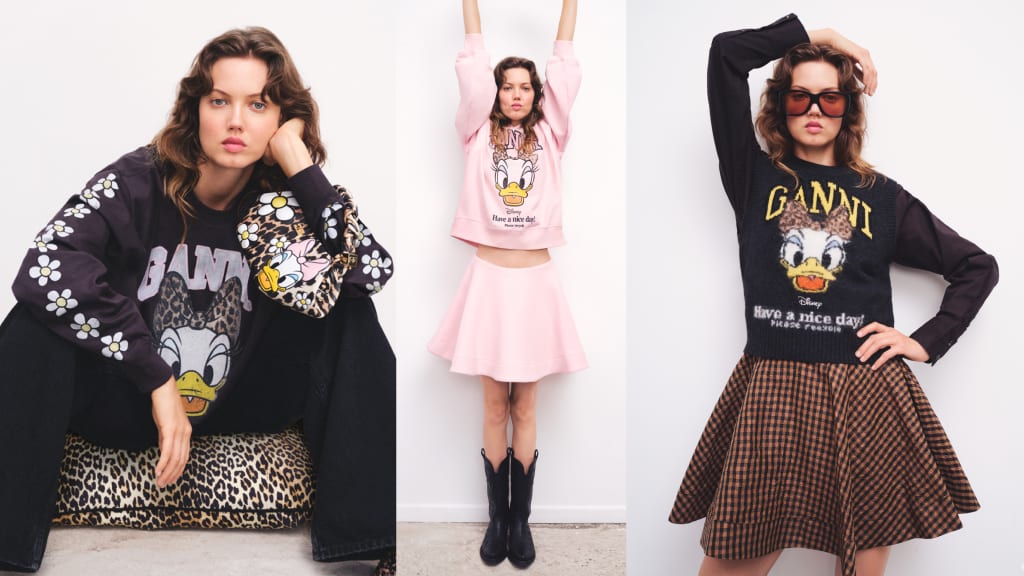 Ganni x Disney Returns With a Playful Daisy Duck Capsule: A Comic ...