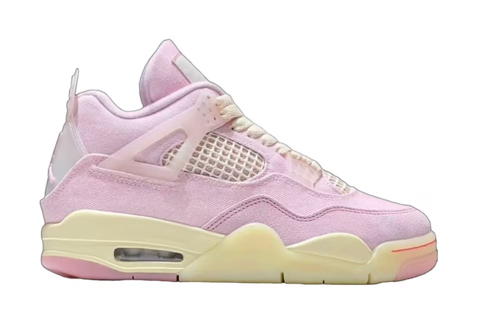 Air Jordan 4 Pink Denim “Iced Carmine” Is Jordan Brand’s Most Stylish ...
