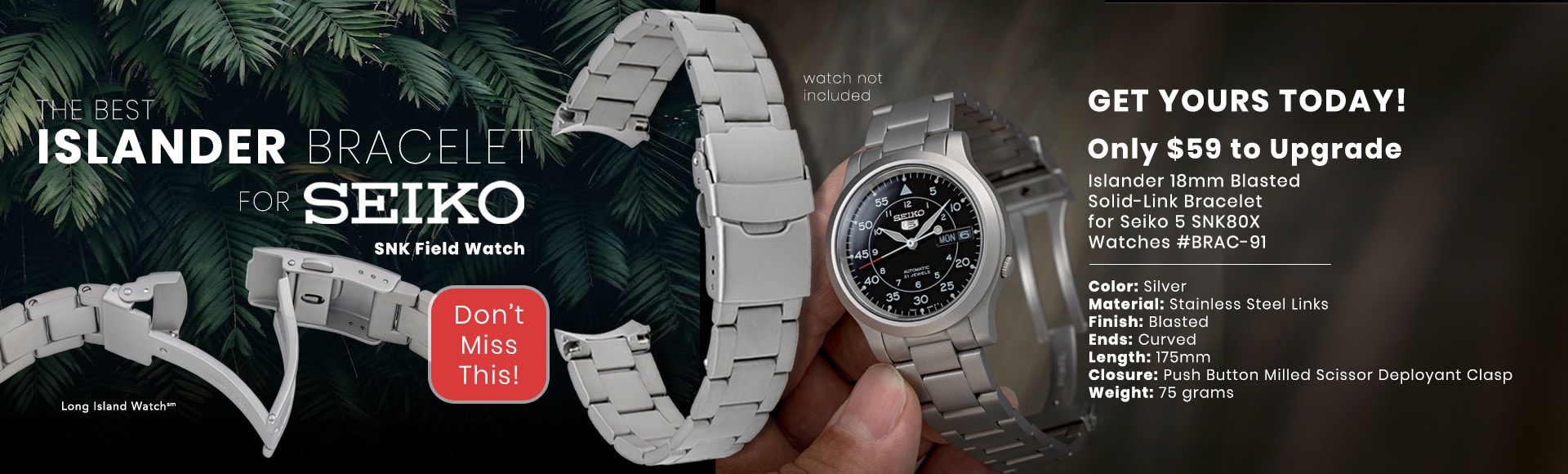 Affordable Watches You'll Wear | Island Watch