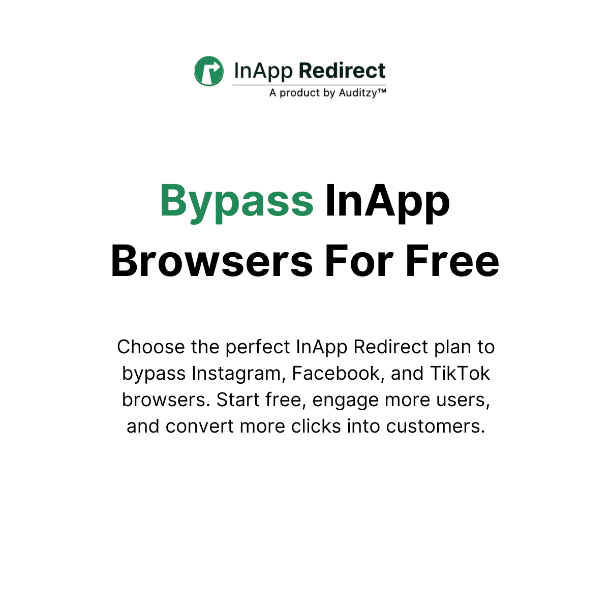 Pricing | InApp Redirect — Bypass Instagram, Facebook, TikTok Browsers ...