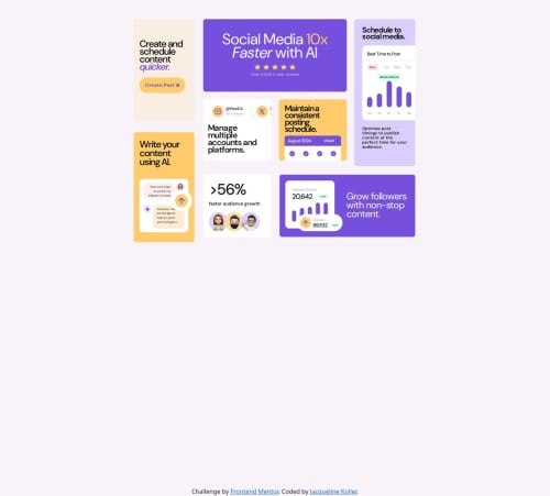 Bento Grid coding challenge solution