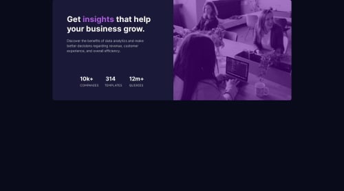 Frontend Mentor | Stats preview card component using CSS HTML coding challenge solution