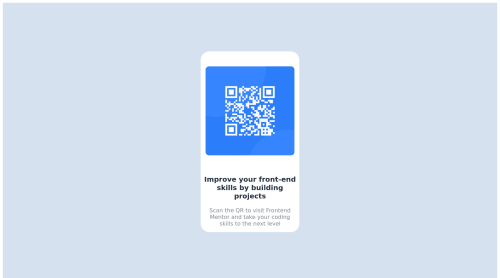 Frontend Mentor | QR_Code_Scanner(2023) coding challenge solution