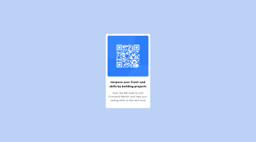 Frontend Mentor | QR Code Components coding challenge solution