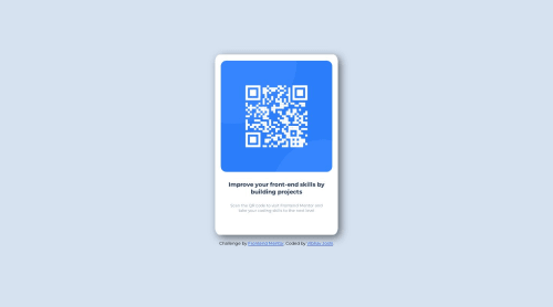 Frontend Mentor | Responsive QR Code Component Solution coding challenge solution