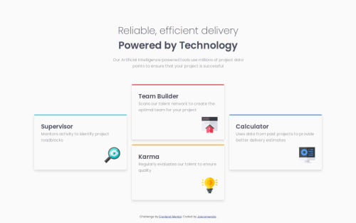 Responsive page using css grid and flexbox coding challenge solution