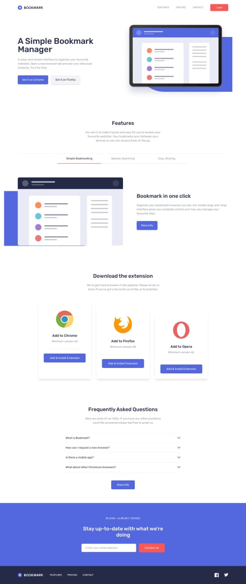 Frontend Mentor | Landing Page | ⚛️ReactJS+🎨TailwindCSS coding challenge solution