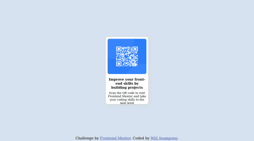 Frontend Mentor | frontend mentor qr code coding challenge solution