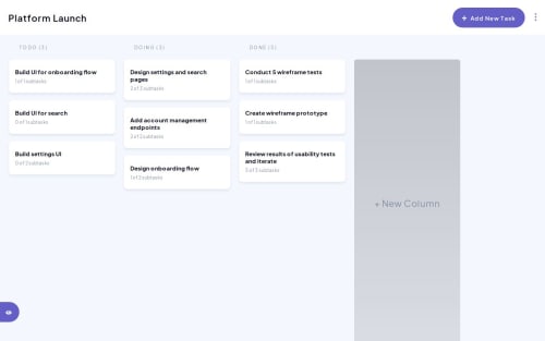 Frontend Mentor | Kanban Task Management App using Angular 15 coding challenge solution