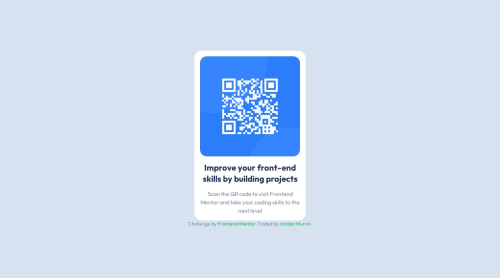 Frontend Mentor | QR Code using Tailwind coding challenge solution