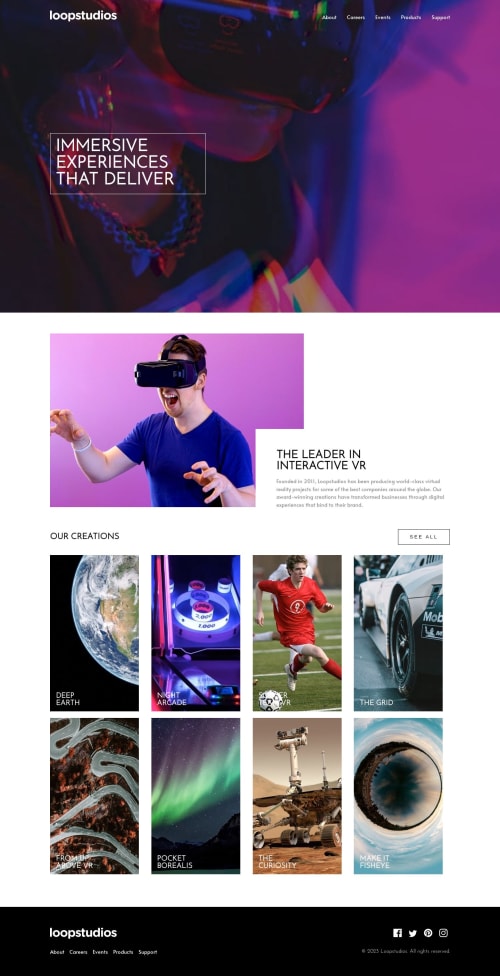 Frontend Mentor | loopstudios-landing-page using html,css and js coding challenge solution