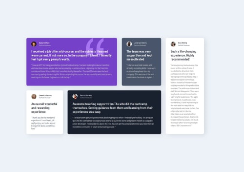 Frontend Mentor | responsive layout with grid coding challenge solution