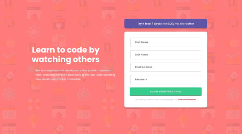 Frontend Mentor | HTML, CSS & vanilla JS coding challenge solution