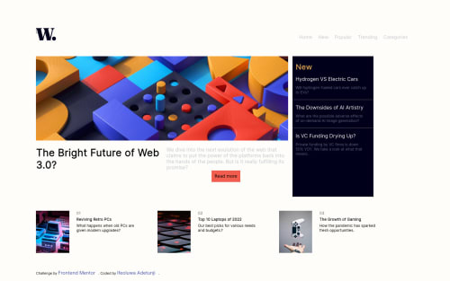 Frontend Mentor | Responsive home page using css flex and grid coding challenge solution
