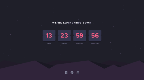 Frontend Mentor | Launch Countdown Timer coding challenge solution