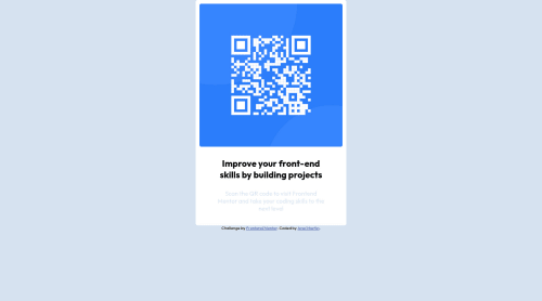 Frontend Mentor | qr component challenge coding challenge solution