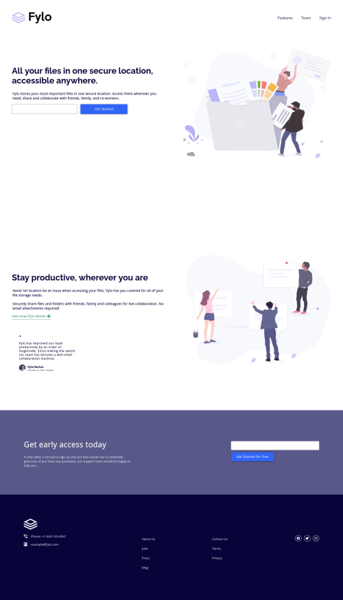 Frontend Mentor | Css Flexbox, SASS coding challenge solution