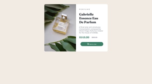 Frontend Mentor Product Preview Card Component Main Coding Challenge Solution