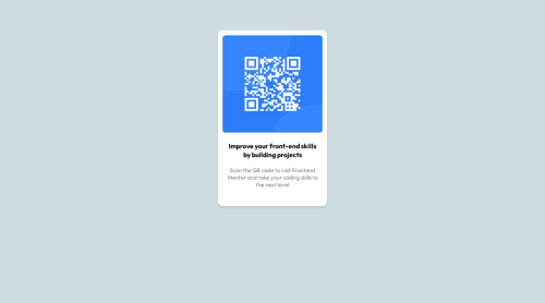 Frontend Mentor | Responsive QR Code using HTML and CSS coding challenge solution