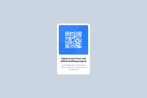 Frontend Mentor | QR Code with Astro + Tailwind coding challenge solution