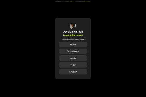Frontend Mentor | Responsive font changes, centering elements coding challenge solution