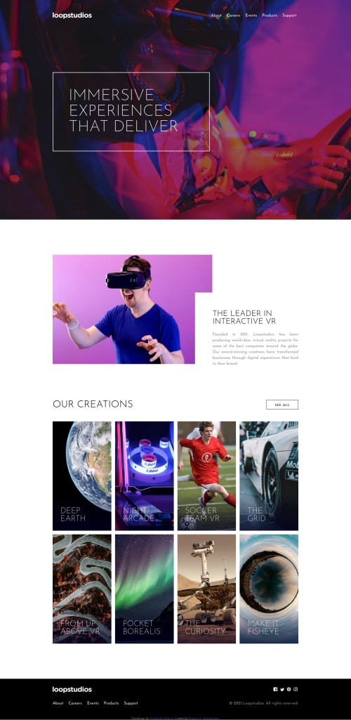 Frontend Mentor | Landing page using Flex Box and Grid coding challenge solution