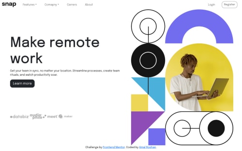 Frontend Mentor | Responsive landing page using bootstrap coding ...