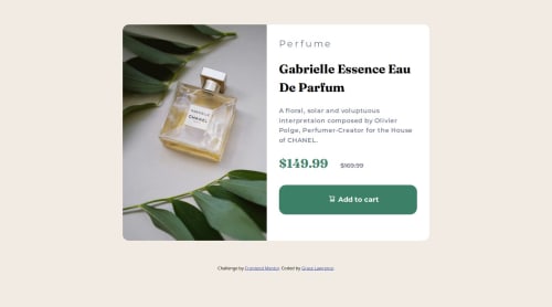 Responsive landing of mobile size using flex box coding challenge solution | Frontend Mentor