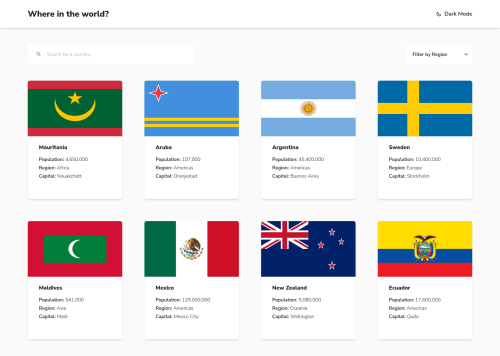 Frontend Mentor | React | Typescript | TailwindCSS | ContextAPI (theming) coding challenge solution