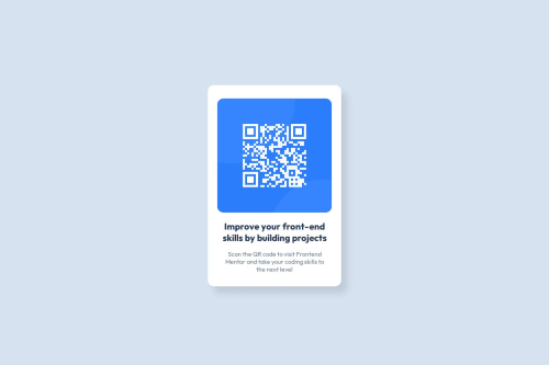 Building Card Qr Code coding challenge solution