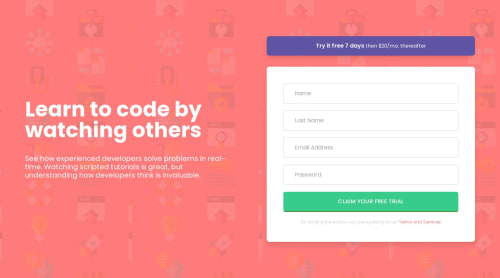 Frontend Mentor | intro component using react and next js coding challenge solution