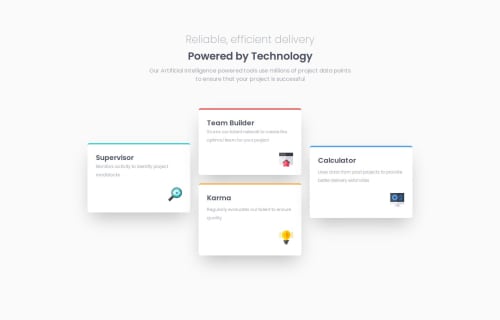 Frontend Mentor | Responsive Four card layout with CSS Grid coding challenge solution