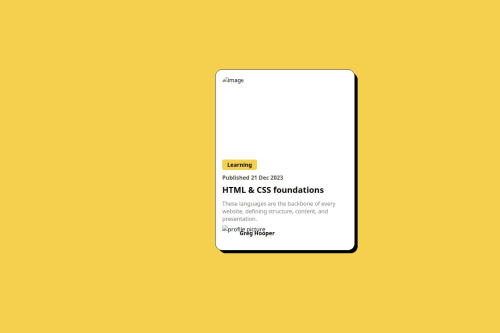 Frontend Mentor | HTML & CSS Basics coding challenge solution