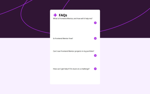 Frontend Mentor Faq Using Html Css And Flexbox No Javascript Coding 9812