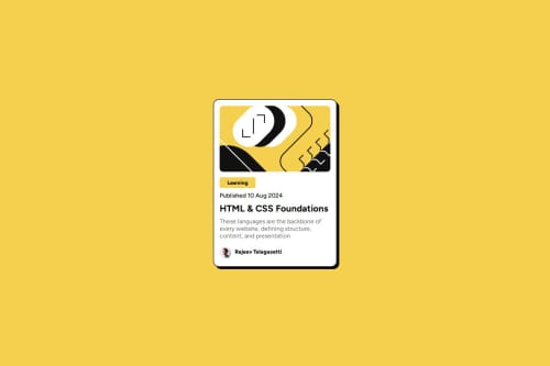 Frontend Mentor | Blog Preview Card using HTML and CSS coding challenge ...