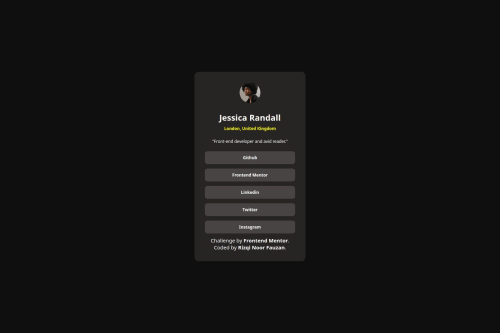 Frontend Mentor | Responsive Profile Card with flexbox coding challenge solution