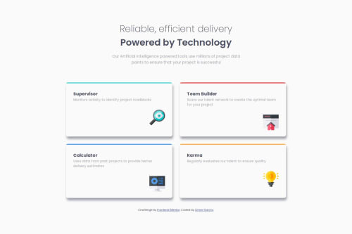 Frontend Mentor | Responsive landing page use grid and flex coding challenge solution