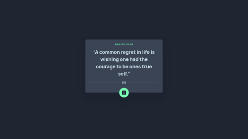 Frontend Mentor Advice Generator Built Using Vuejs Tailwind Css And 6394