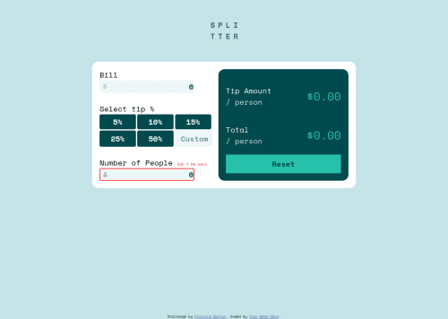 Frontend Mentor | Vanilla HTML, CSS, JS. coding challenge solution