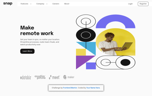 Frontend Mentor | Responsive with Sass, Flex, Grid, Js coding challenge solution