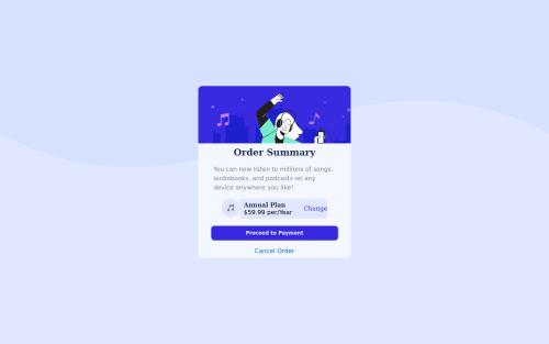 Frontend Mentor | Order Summary Component coding challenge solution Frontend Mentor | Order Summary Component coding challenge solution