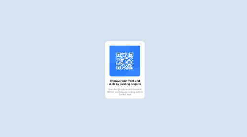 QR-code practice coding challenge solution
